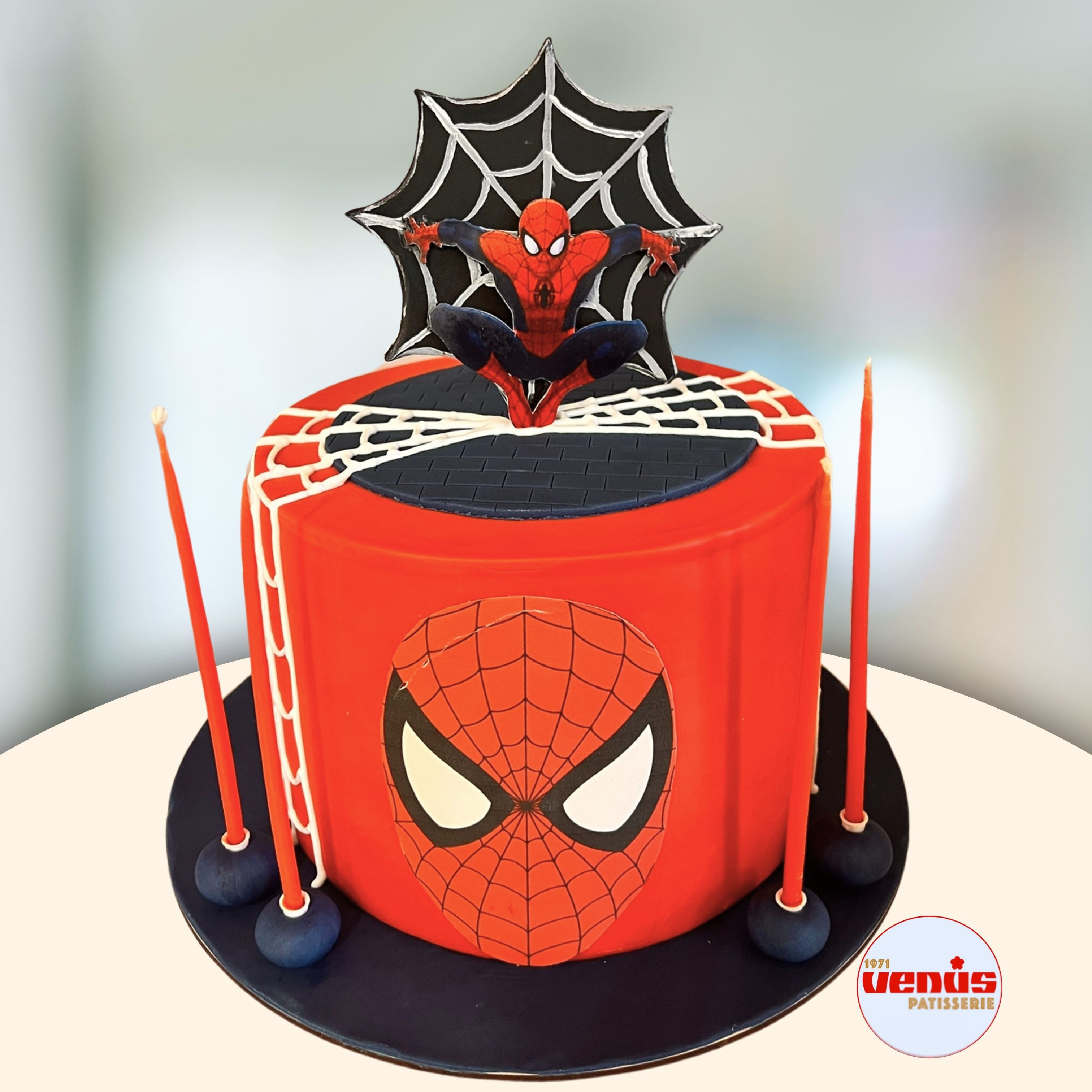 Spider Man Temalı Pasta